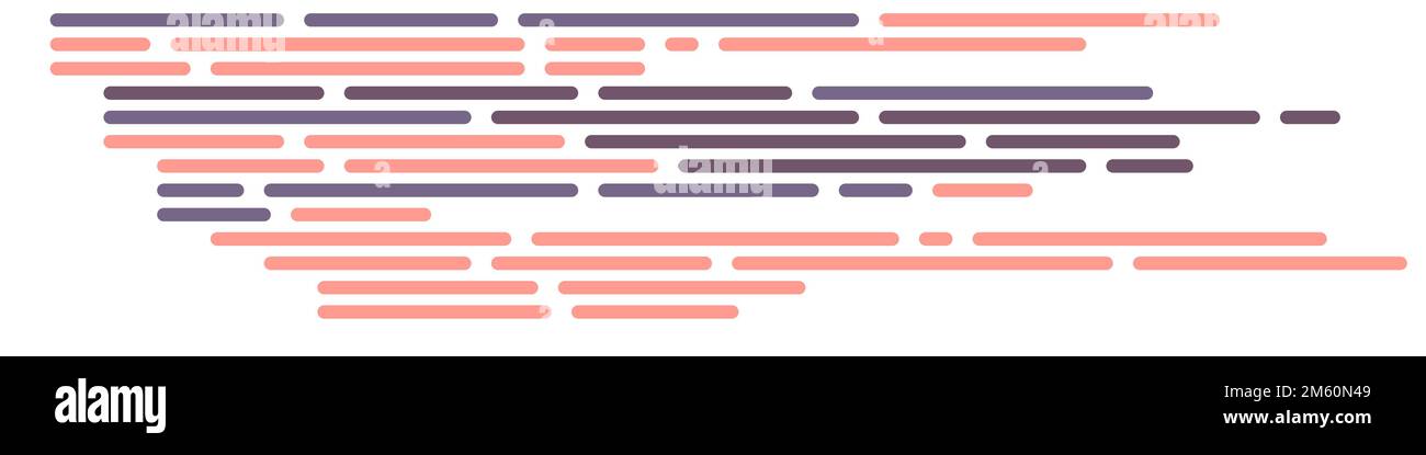 Cartoon coding simulated lines vector illustration Stock Vector Image ...