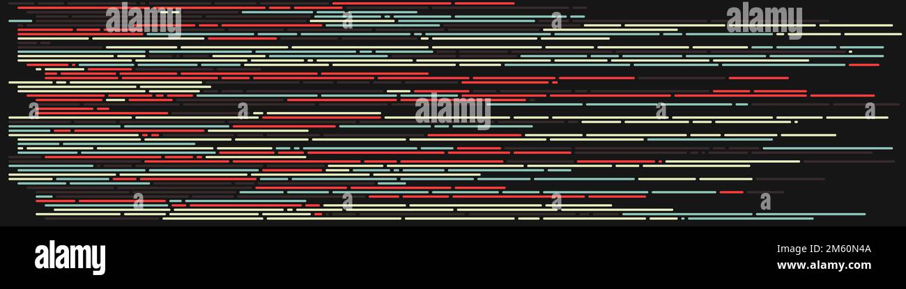 Cartoon coding simulated lines vector illustration Stock Vector Image ...