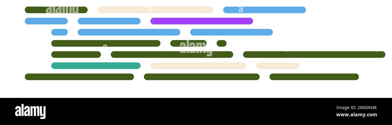 Cartoon coding simulated lines vector illustration Stock Vector Image ...