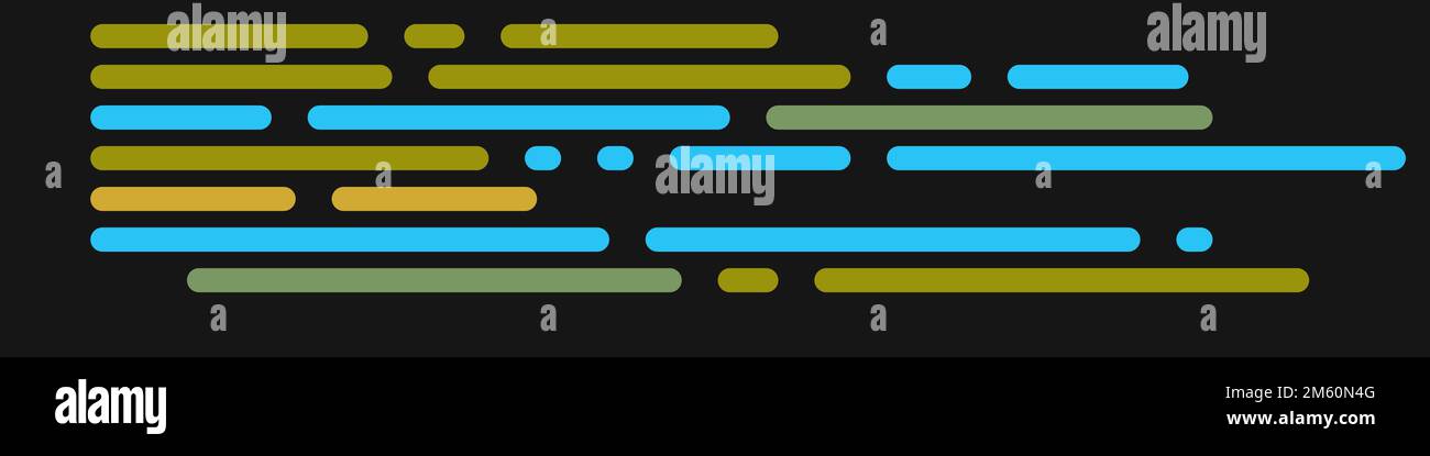 Cartoon coding simulated lines vector illustration Stock Vector Image ...