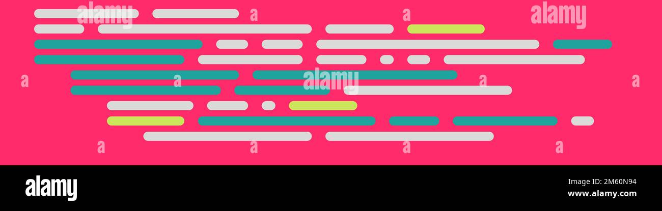 Cartoon coding simulated lines vector illustration Stock Vector Image ...
