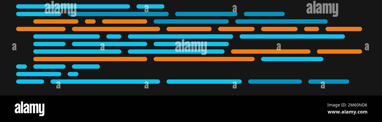 Cartoon coding simulated lines vector illustration Stock Vector Image ...
