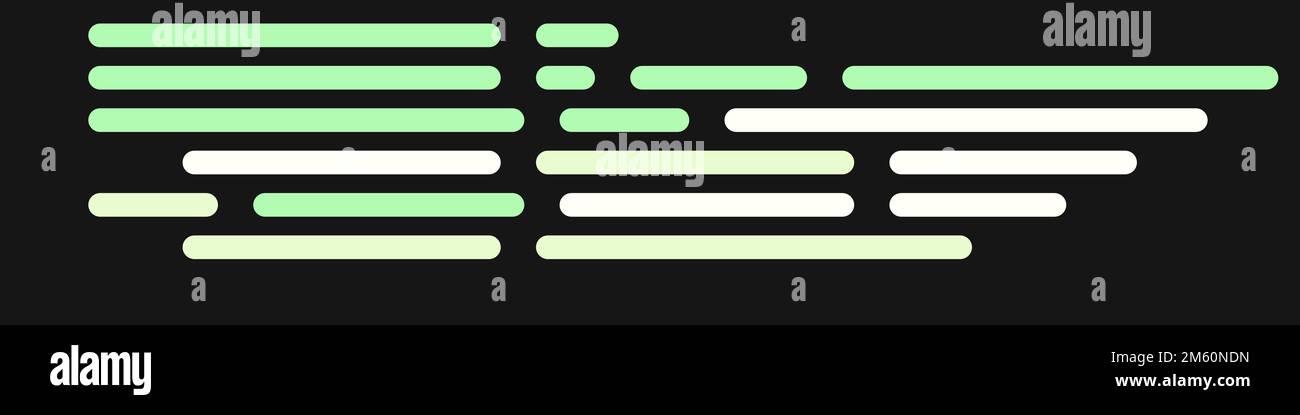 Cartoon coding simulated lines vector illustration Stock Vector Image ...