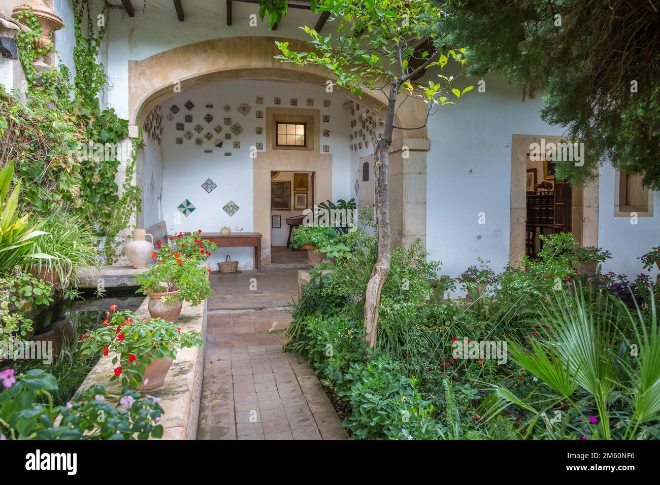 Garden Terrace of the Cells of Frederic Chopin and George Sand ...
