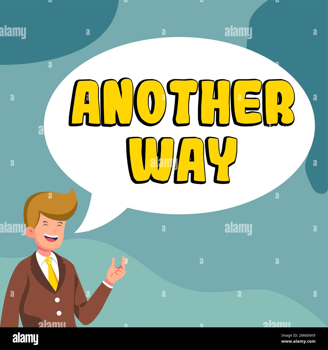 Conceptual caption Another Way. Word for way or another to refer to two ...