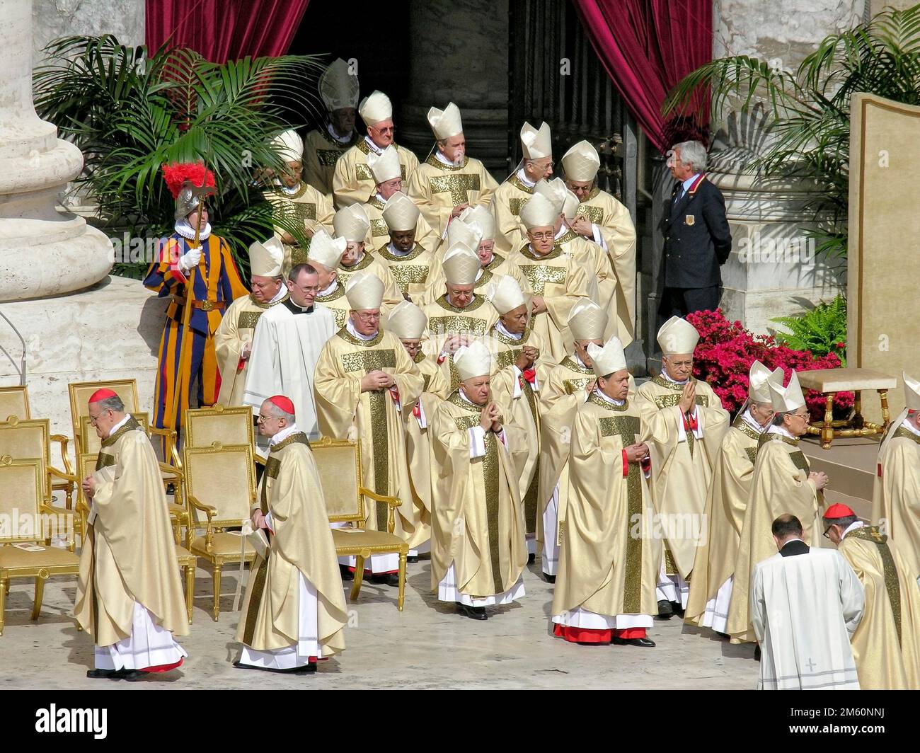 Procession of the Cardinals, Ceremony of the Inauguration of Pope ...