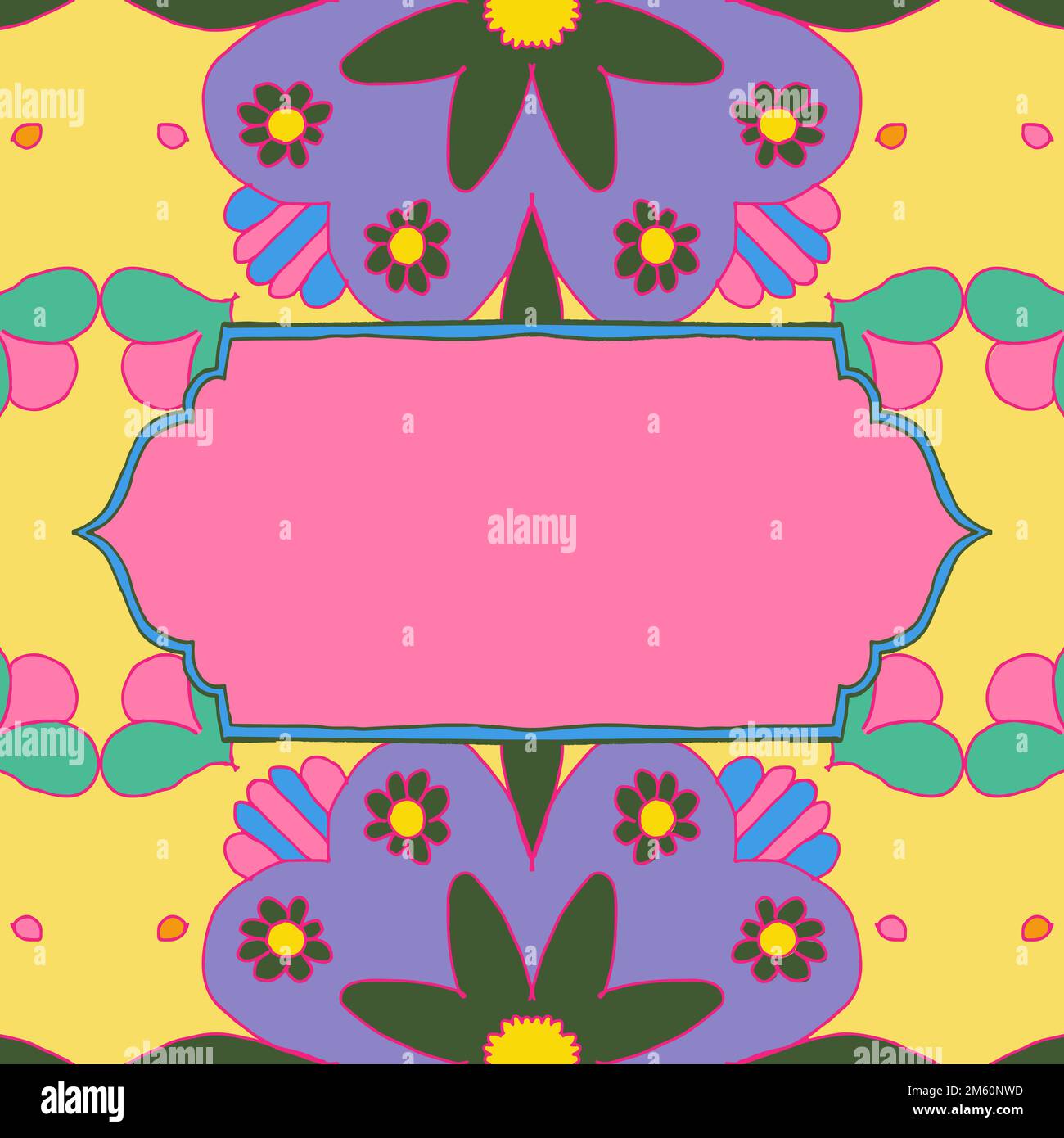 Diwali vector festival rangoli Indian frame Stock Vector Image & Art ...