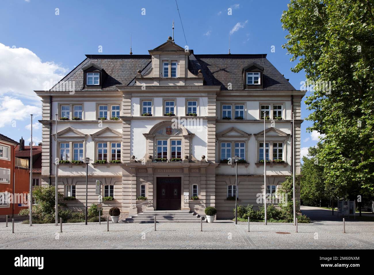City Hall Illertissen Deutschlnad Stock Photo - Alamy