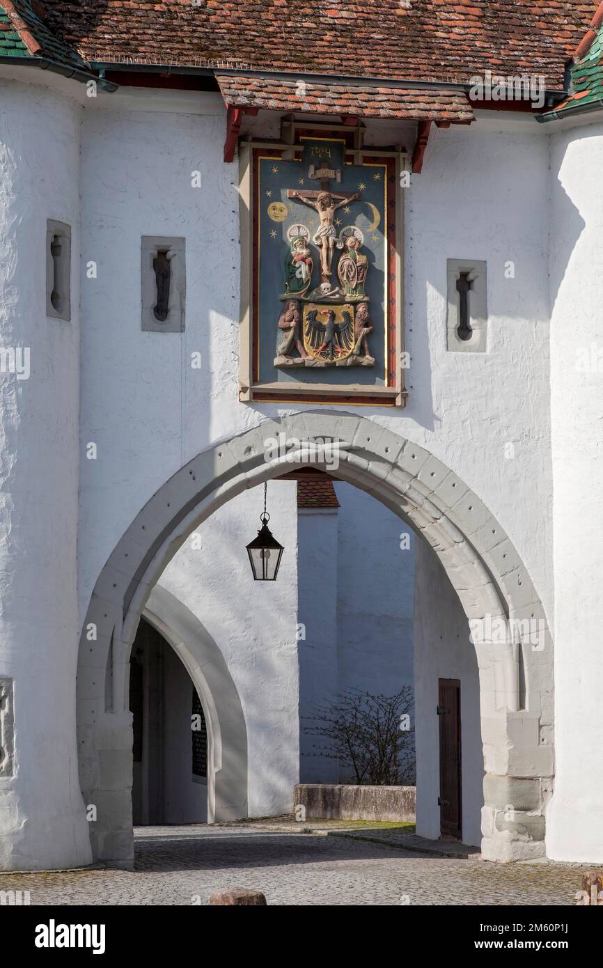 The Upper Gate Landmark of Pfullendorf Germany Stock Photo - Alamy
