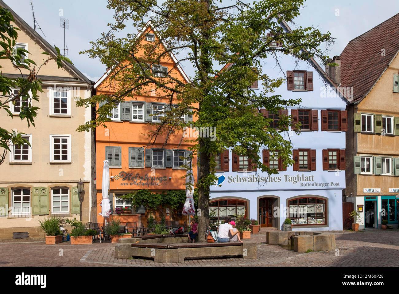 Am Metzelplatz in Rottenburg Germany Stock Photo - Alamy