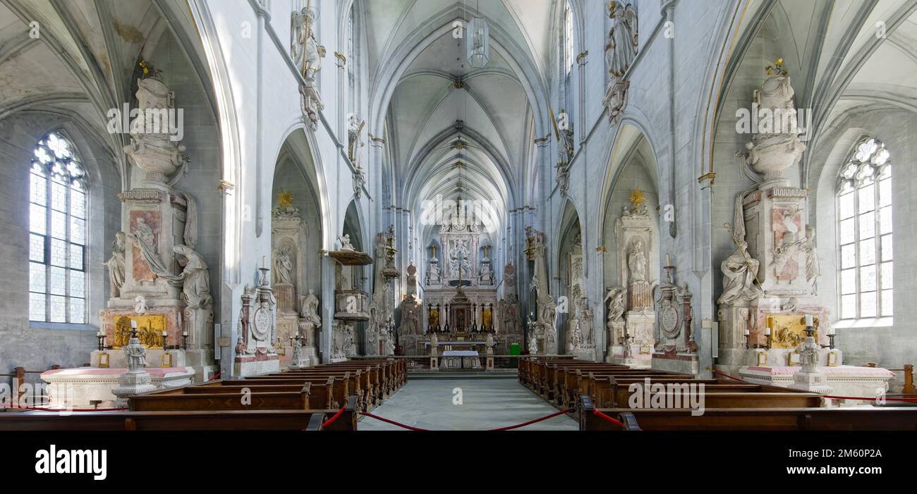 Salem Castle Church Interior Germany Stock Photo - Alamy