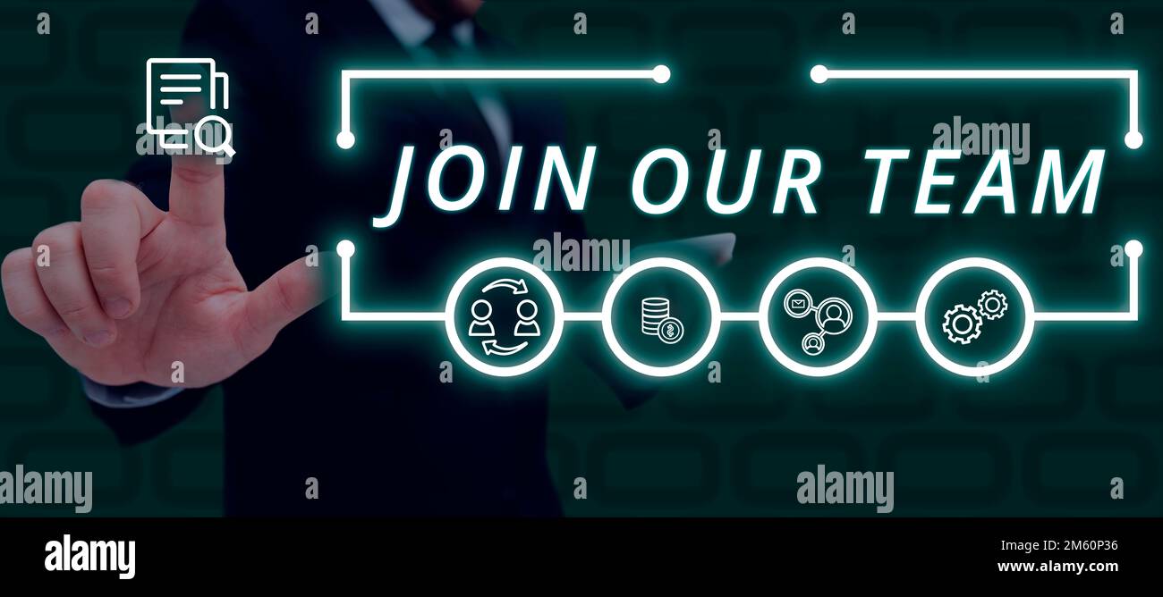 Writing displaying text Join Our Team. Business showcase Allied ... Writing displaying text Join Our Team. Business showcase Allied ...