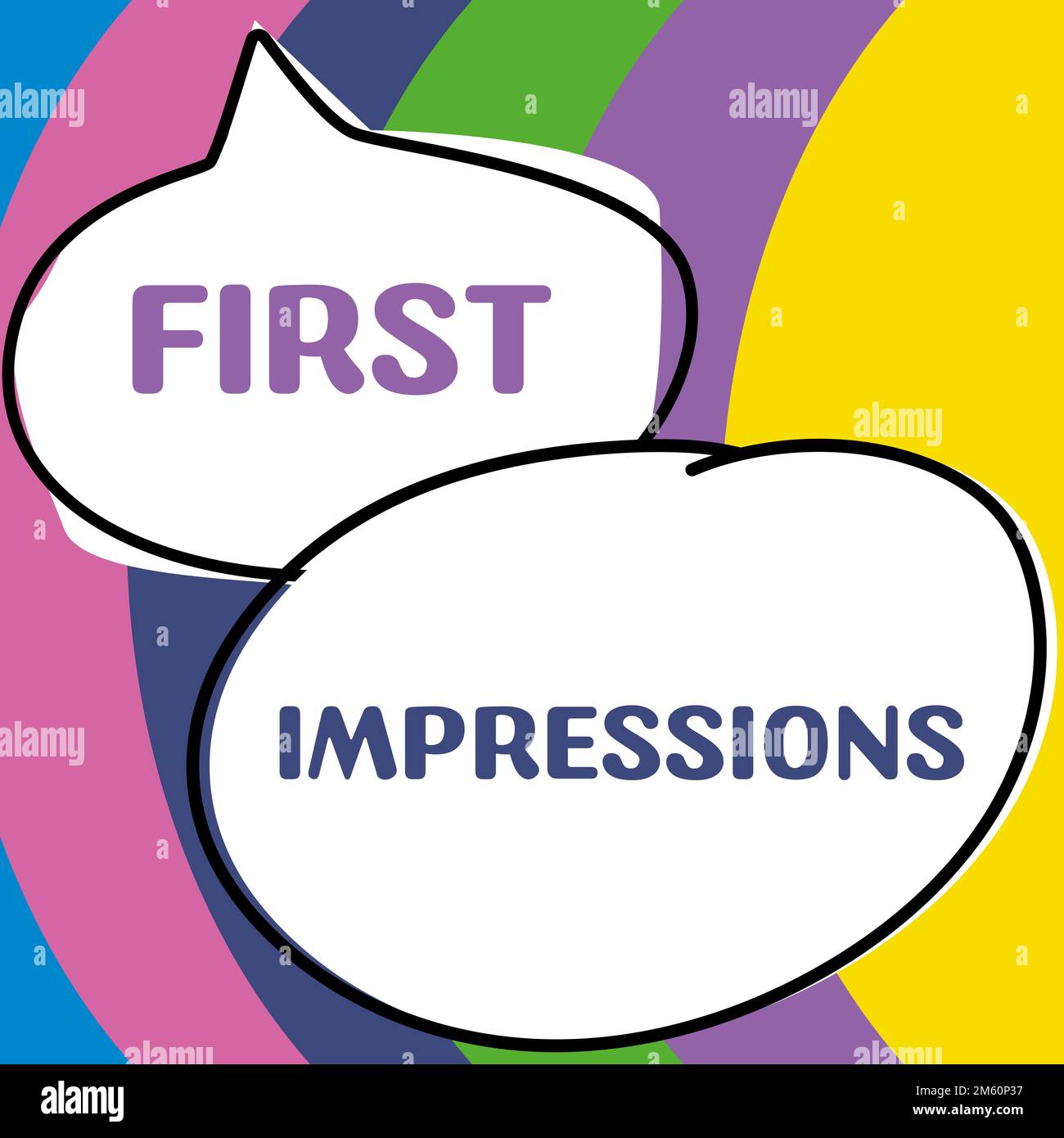 Hand writing sign First Impressions. Conceptual photo What a person ...
