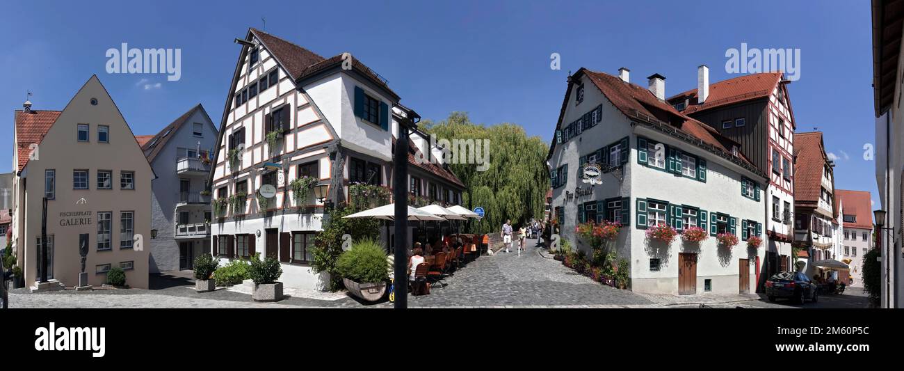 Fishing Town Panorama Ulm Germany Stock Photo - Alamy