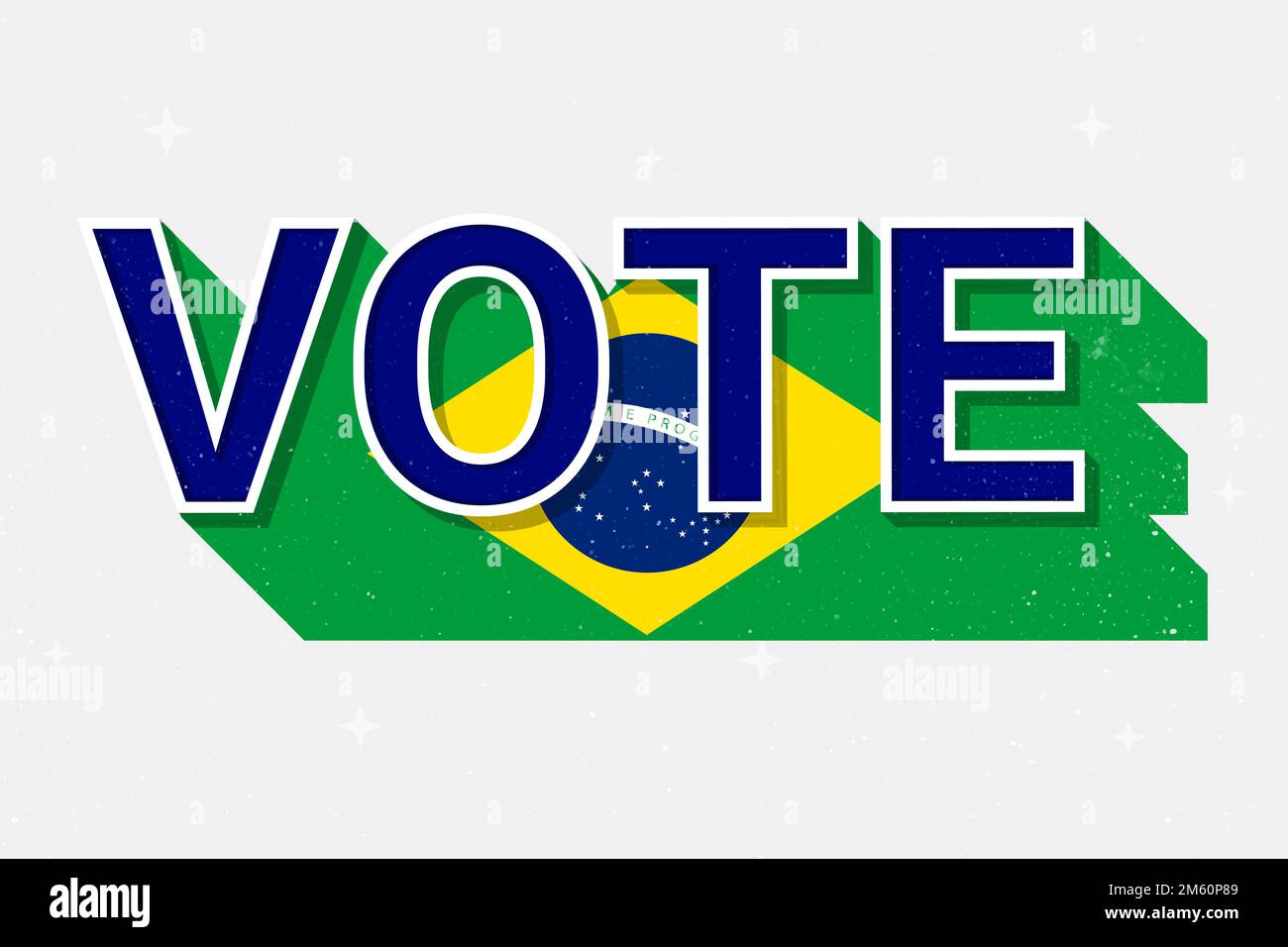 Vote word Brazil flag vector election Stock Vector Image & Art - Alamy