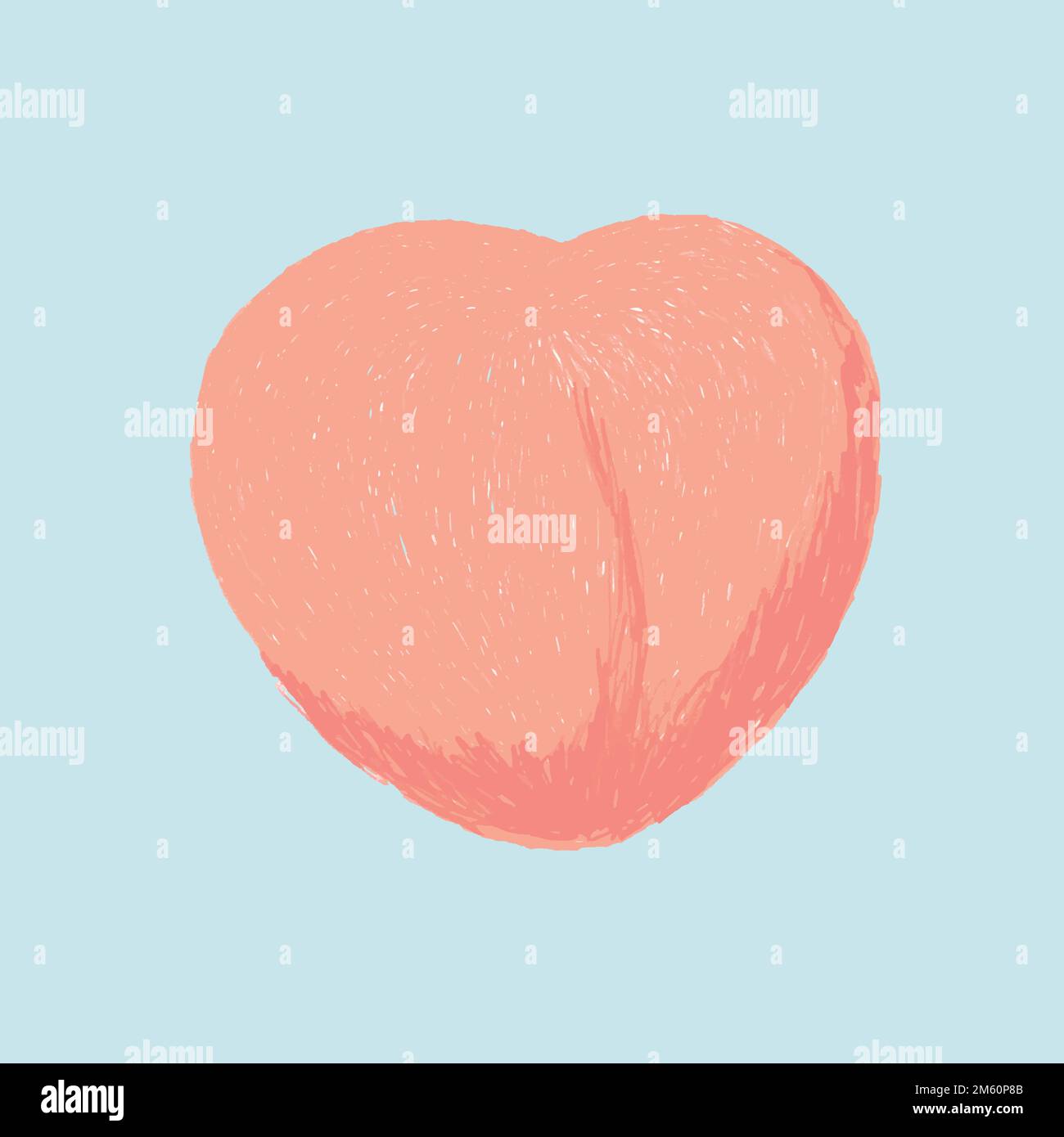 Hand drawn peach hi-res stock photography and images - Alamy