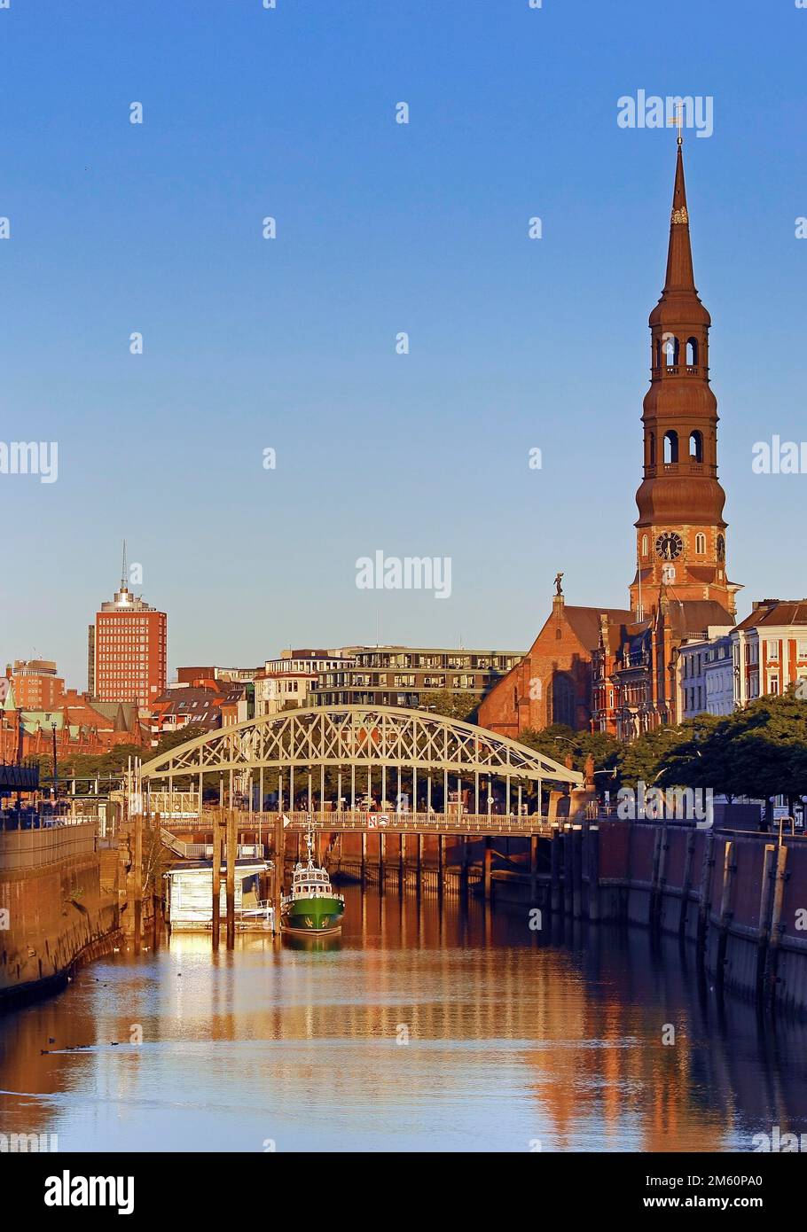 Customs canal with the ship of the customs museum of the ...