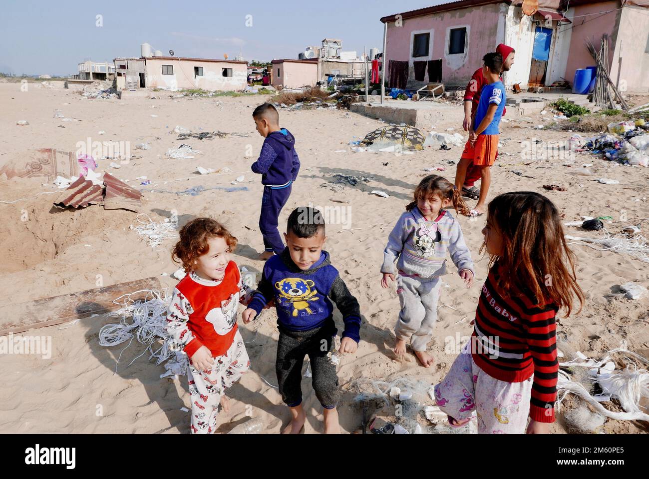 Children play in an unrwa hi-res stock photography and images - Alamy