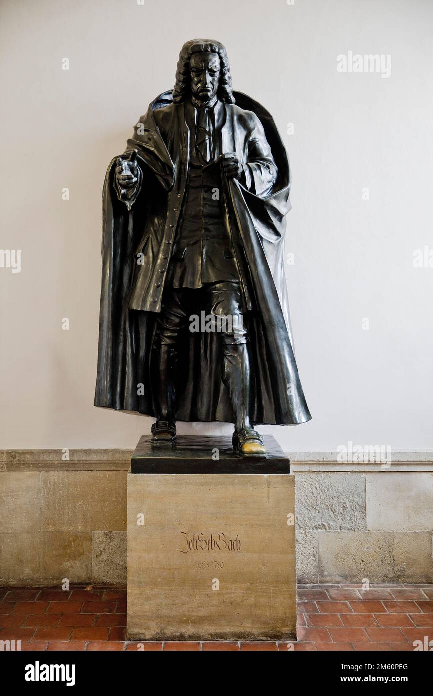 Bach Monument by Paul Birr in the Georgenkirche, Eisenach, Thuringia ...