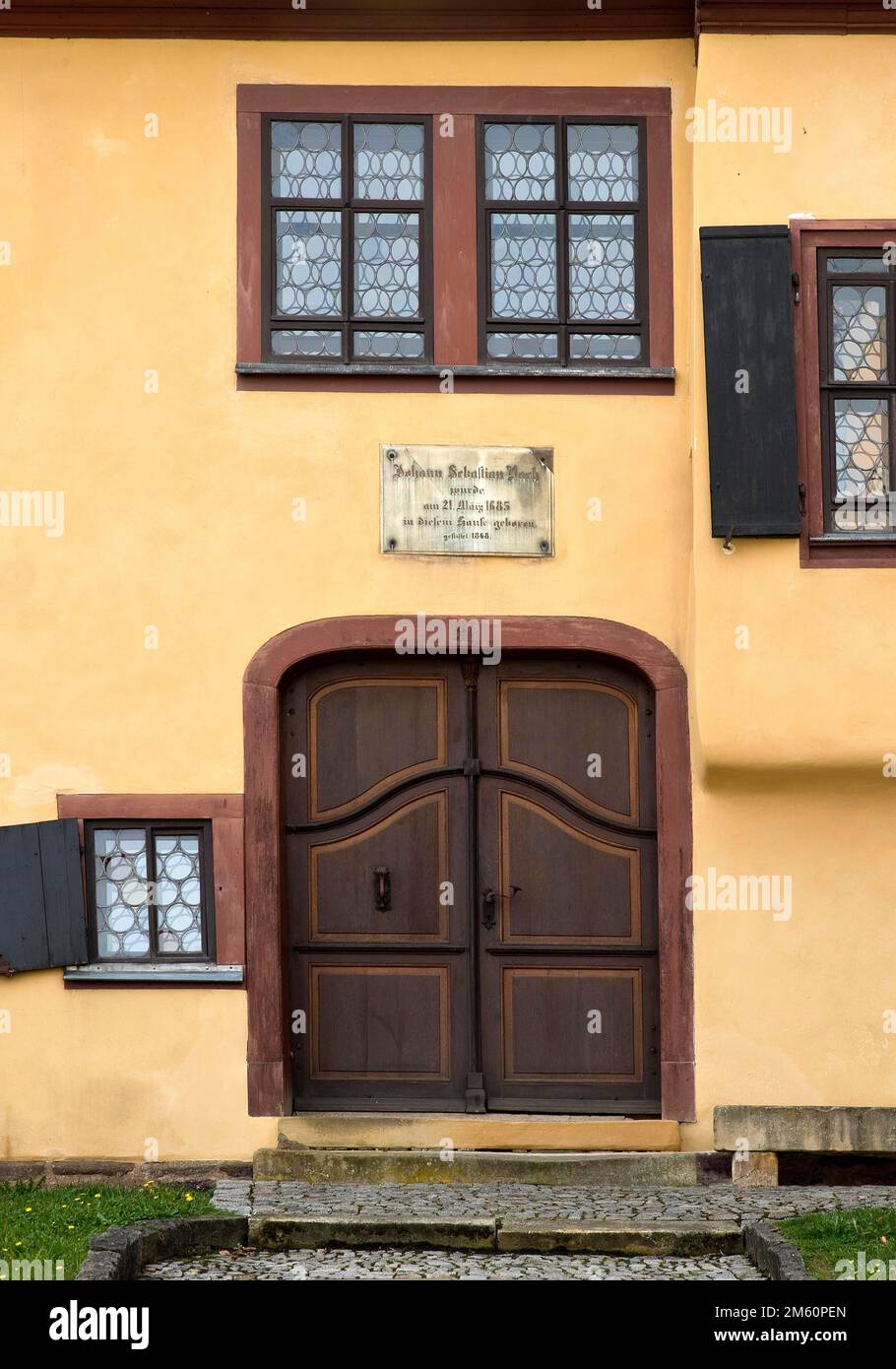 Bach House, birthplace of Johann Sebastian Bach, Eisenach, Thuringia ...