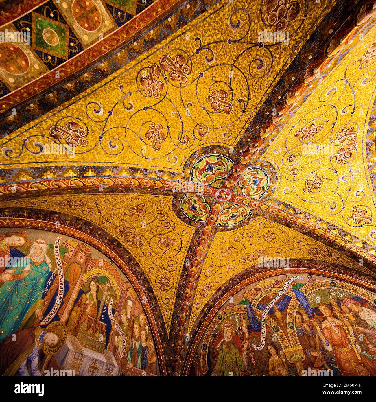 Elisbethkemenate, August Oetken created the mosaics for Elisabeth of ...