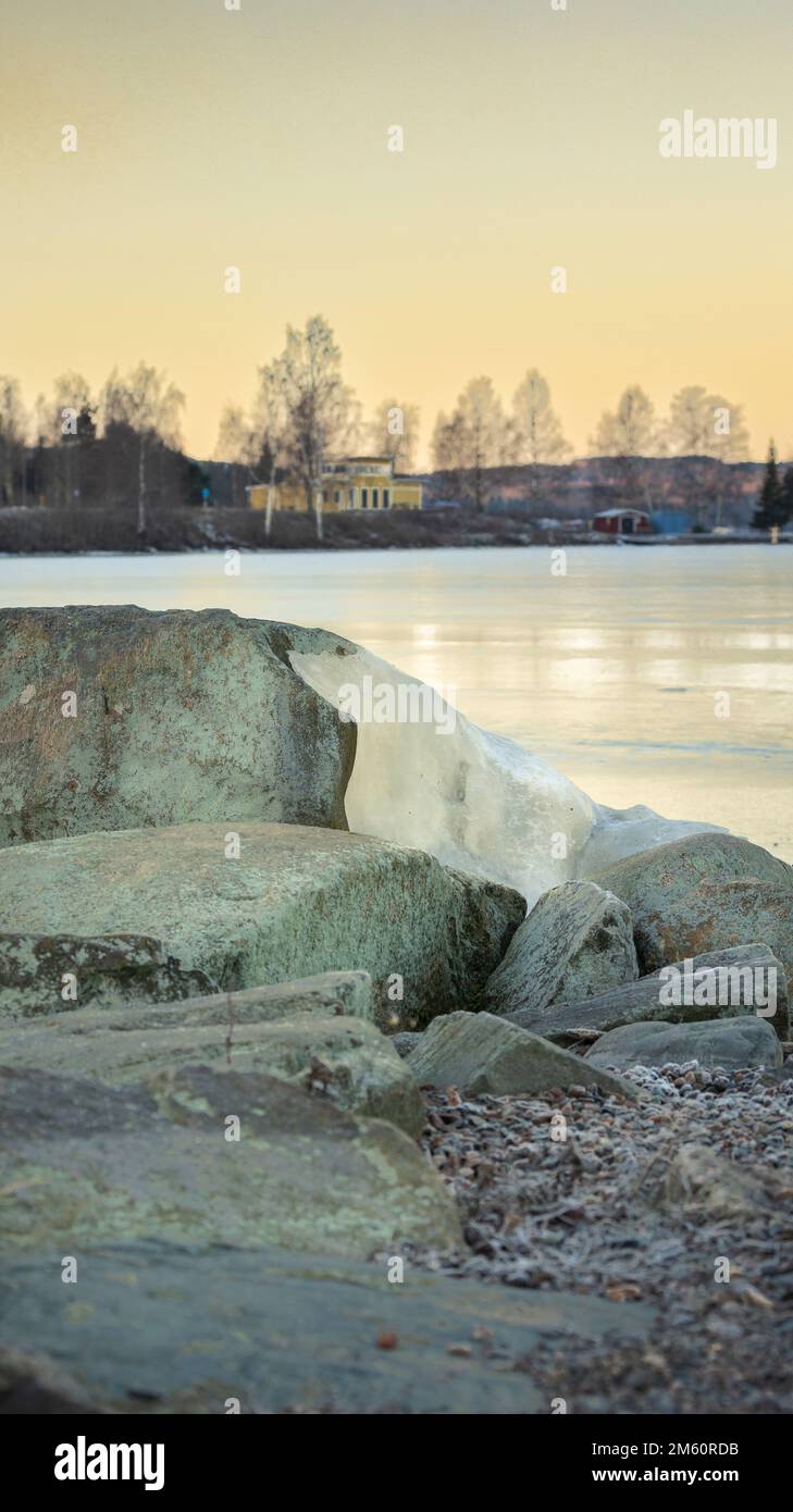 Nature pictures from Ludvika city's beach promenade Stock Photo - Alamy