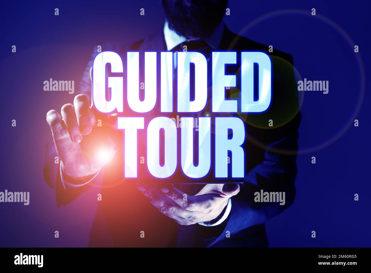 Inspiration showing sign Guided Tour. Internet Concept advice or ...