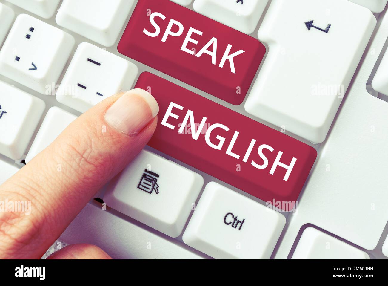 Conceptual caption Speak English. Conceptual photo Study another Foreign Language Online Verbal ...