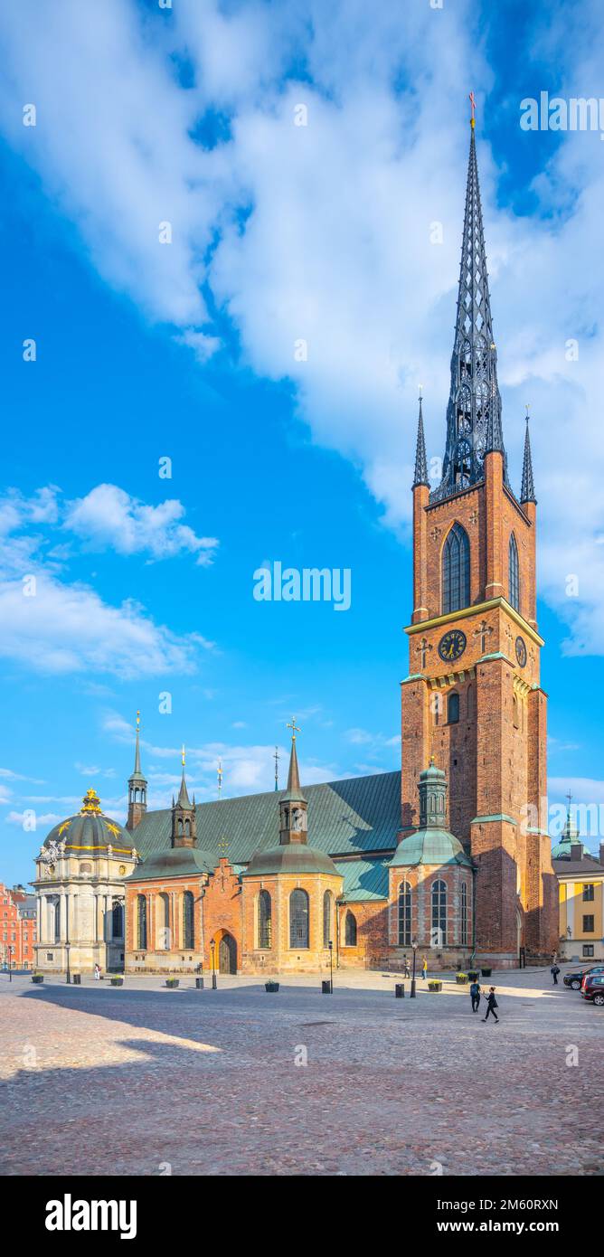 Riddarholmen Church, Swedish: Riddarholmskyrkan. Church of the former ...