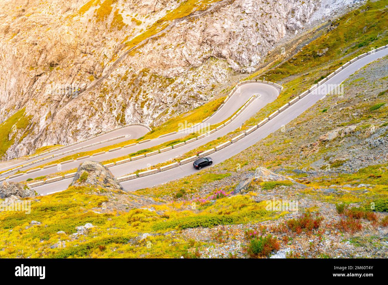 Stelvio pass bend hi-res stock photography and images - Alamy