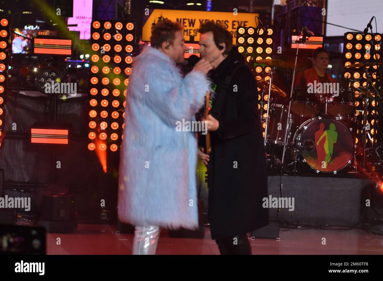 Duran Duran performs in Times Square at Dick Clark's New Year's Rockin ...