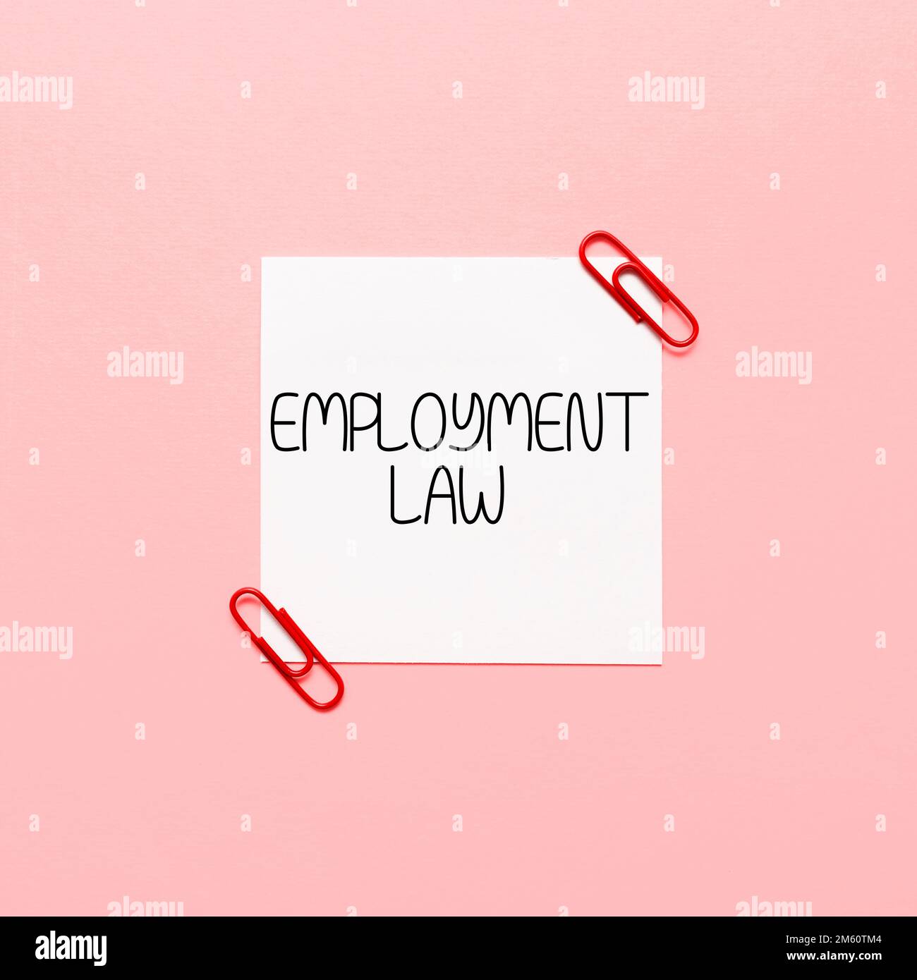 Sign displaying Employment Law. Business idea deals with legal rights ...