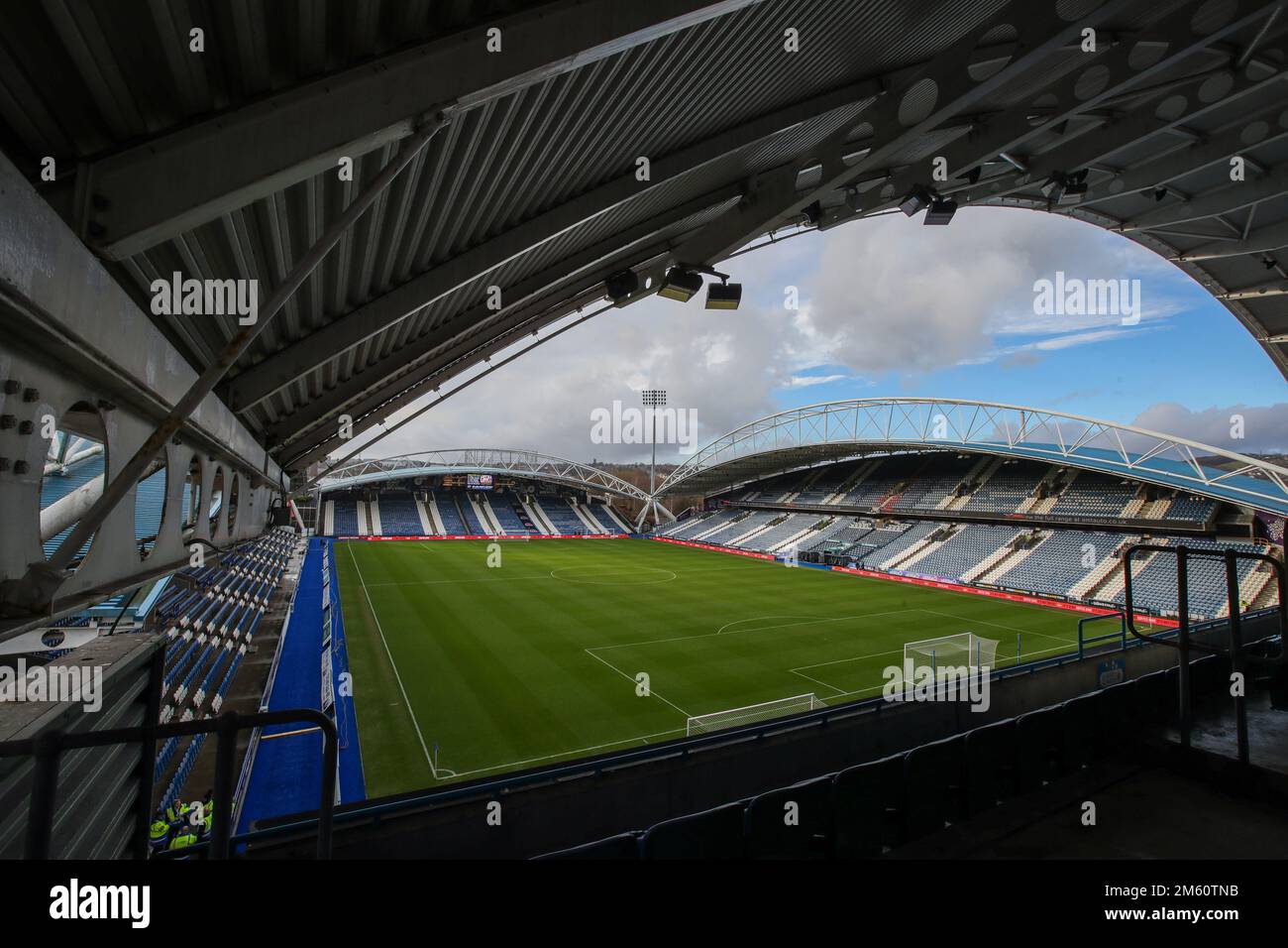 General view inside The John Smith's Stadium ahead of the Sky Bet ...