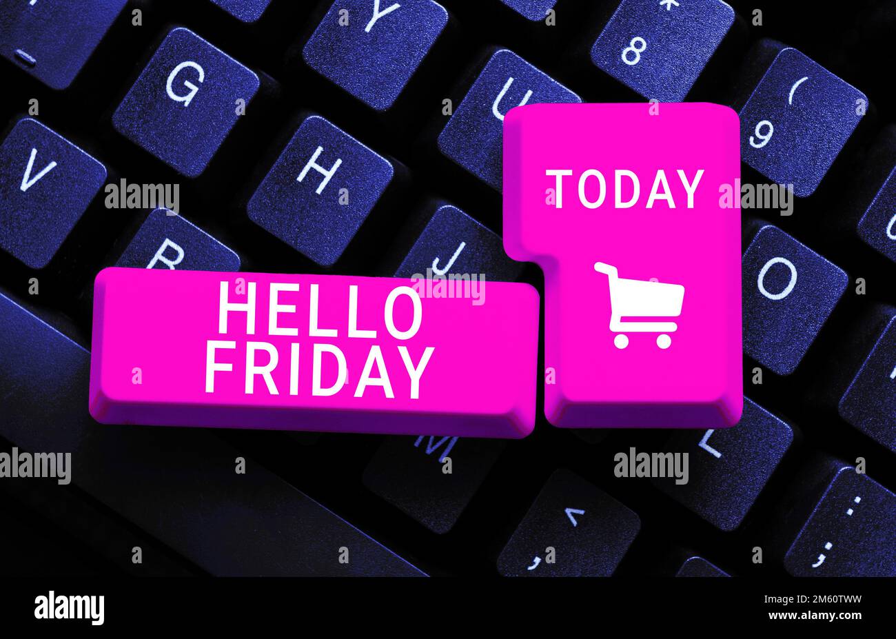 Inspiration showing sign Hello Friday. Conceptual photo Greetings on ...