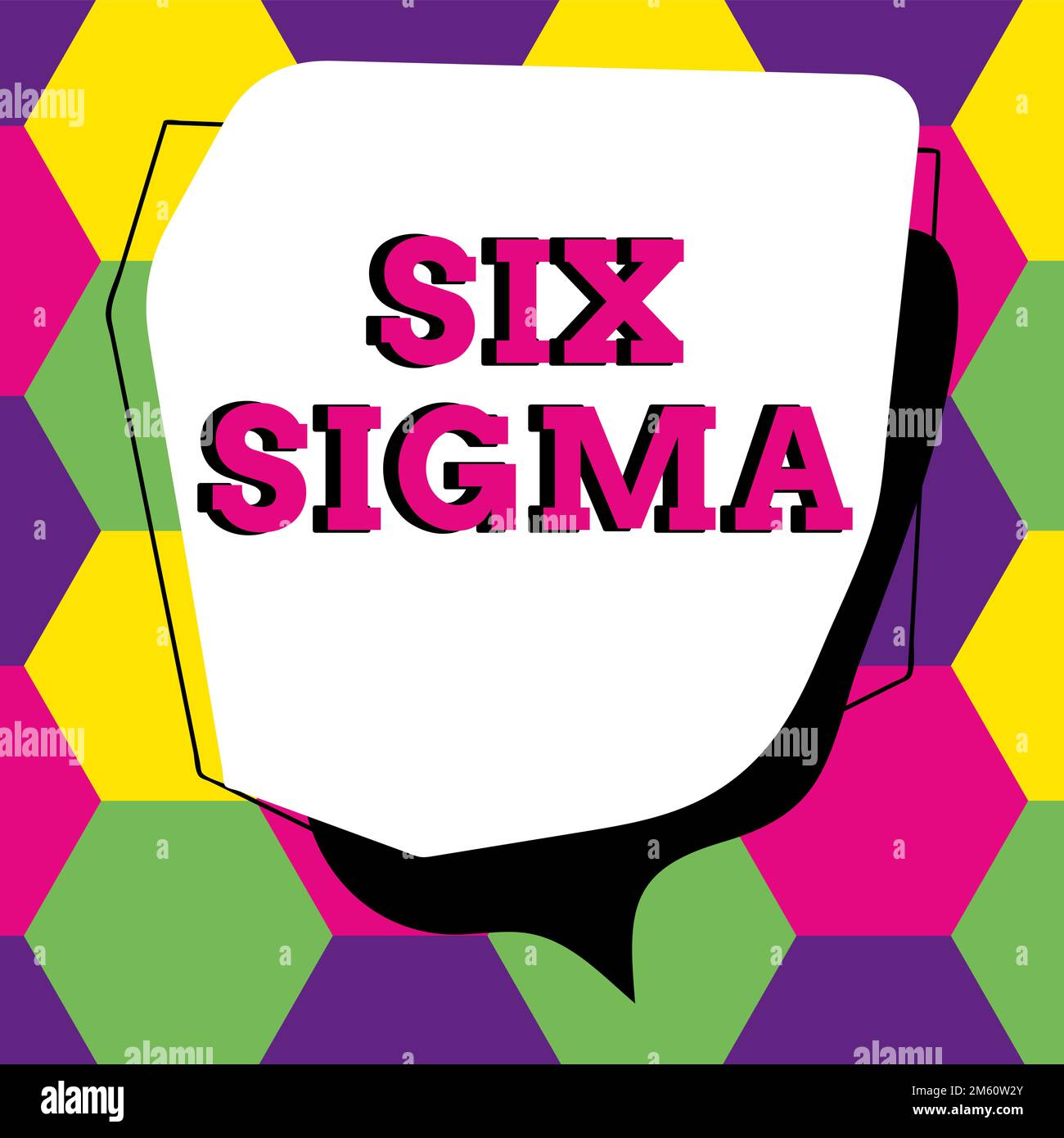 Handwriting text Six Sigma. Concept meaning management techniques to ...