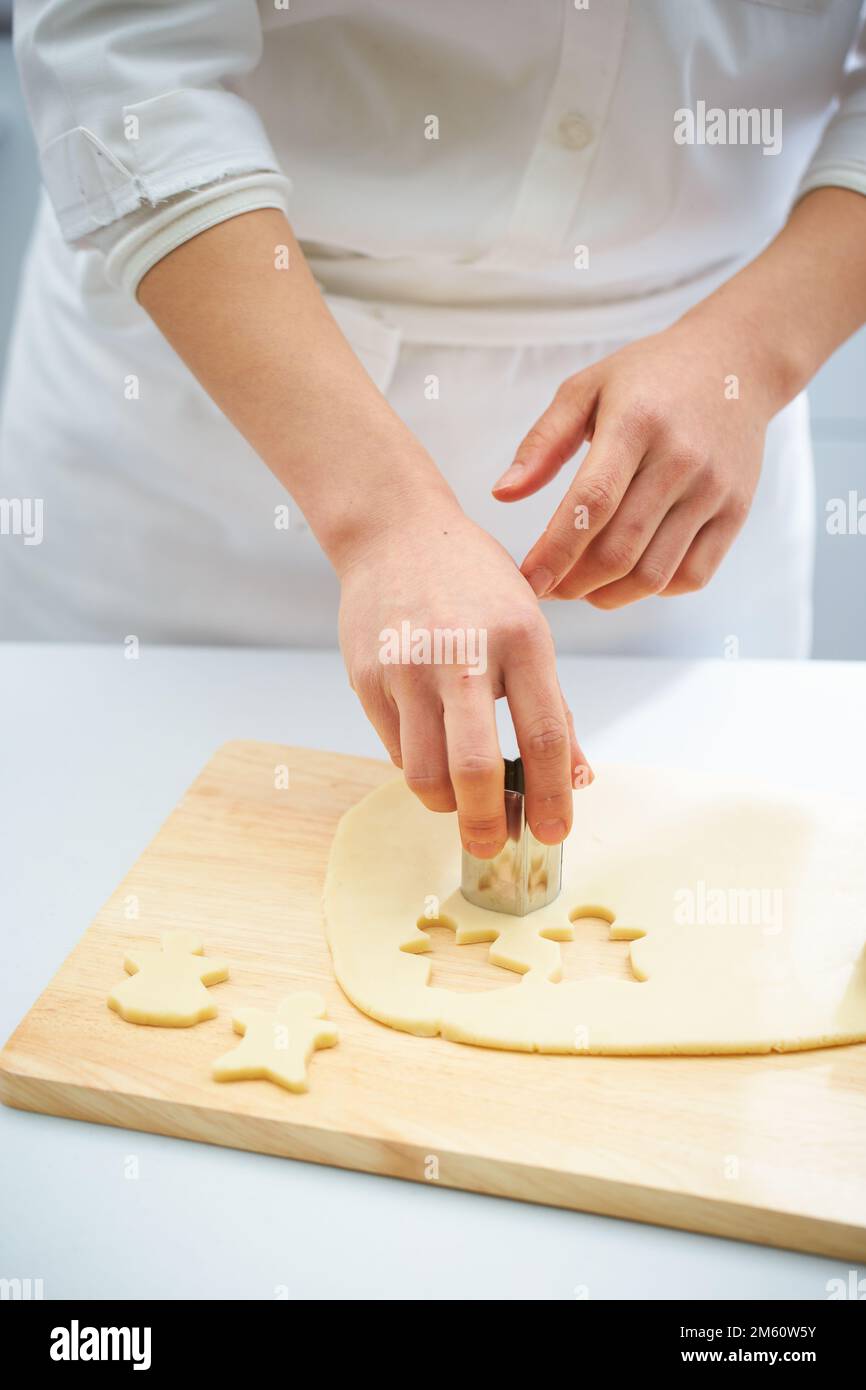 Biscuit making process hi-res stock photography and images - Alamy