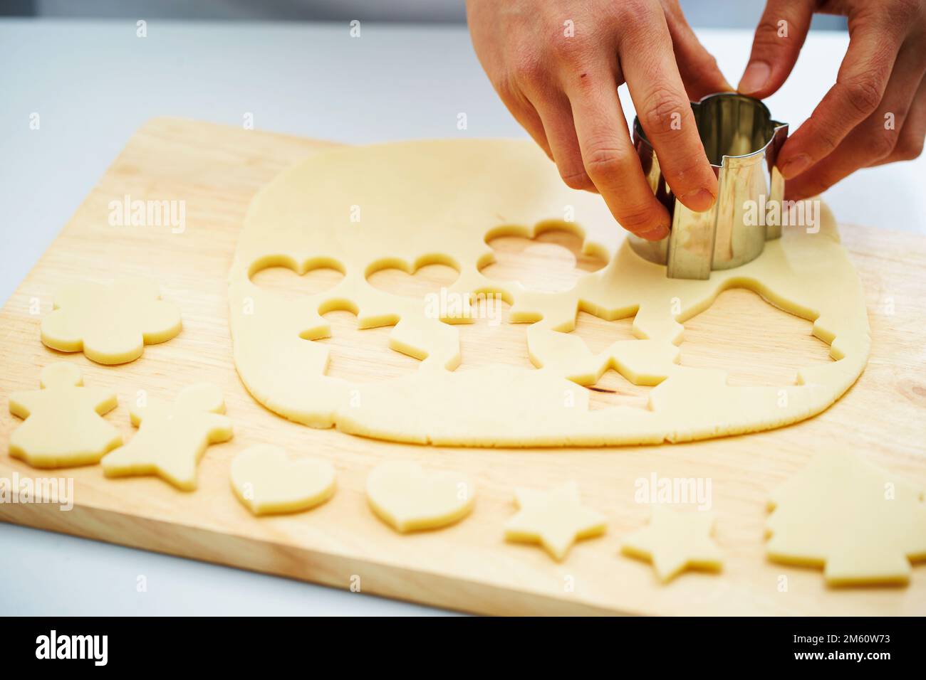 Biscuit making process, studio shot Stock Photo - Alamy