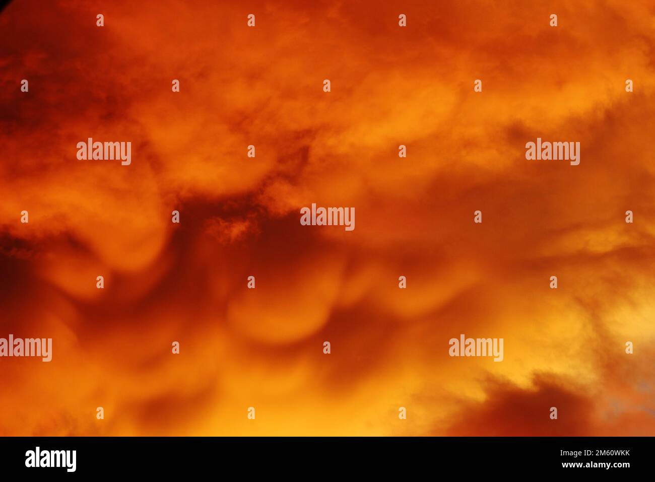 Fire in the sky - a beautiful sunset Stock Photo - Alamy