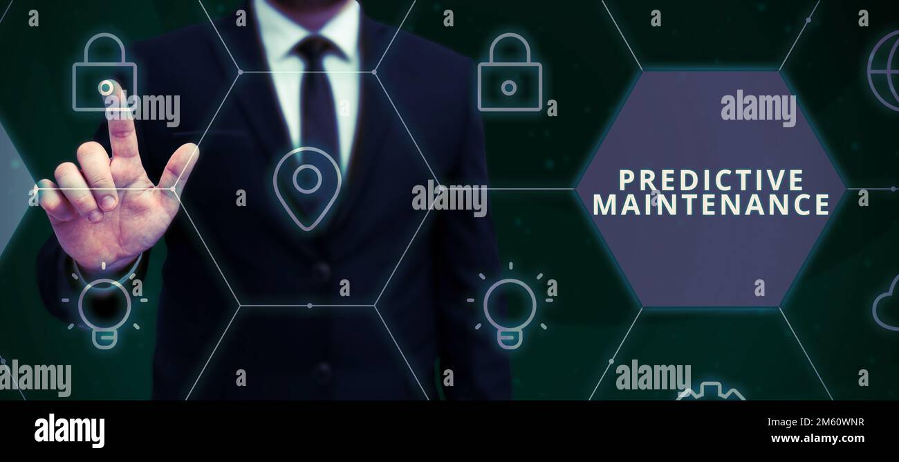 Conceptual caption Predictive Maintenance. Business showcase Predict ...