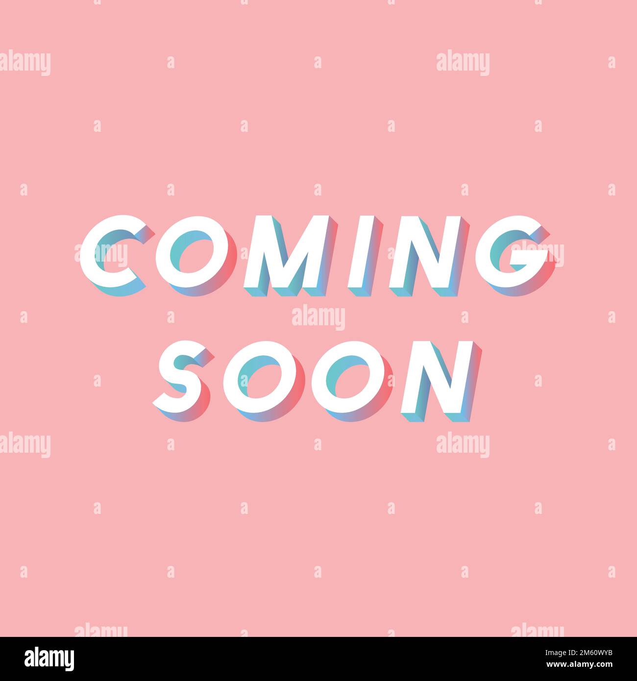 Coming soon text font hi-res stock photography and images - Alamy