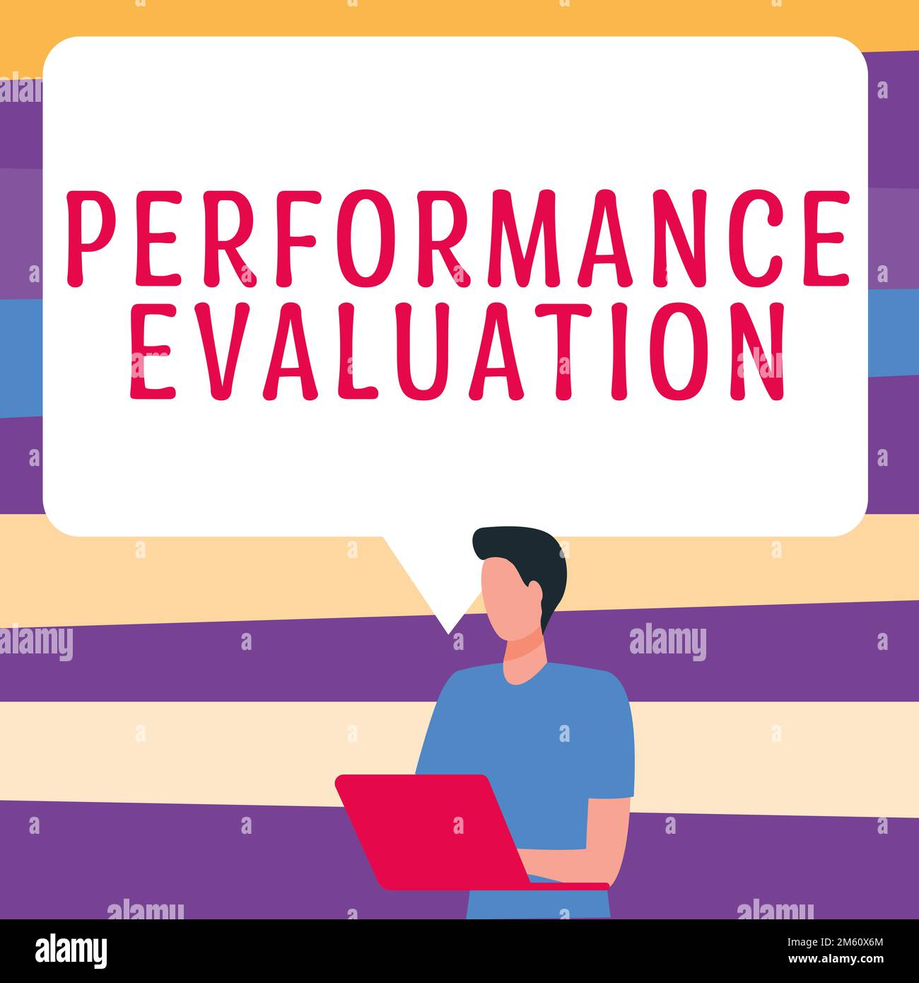 Writing Displaying Text Performance Evaluation Conceptual Photo The