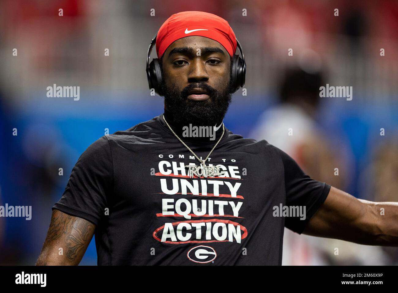 Atlanta, Georgia. 31st Dec, 2022. Georgia linebacker Rian Davis (0 ...