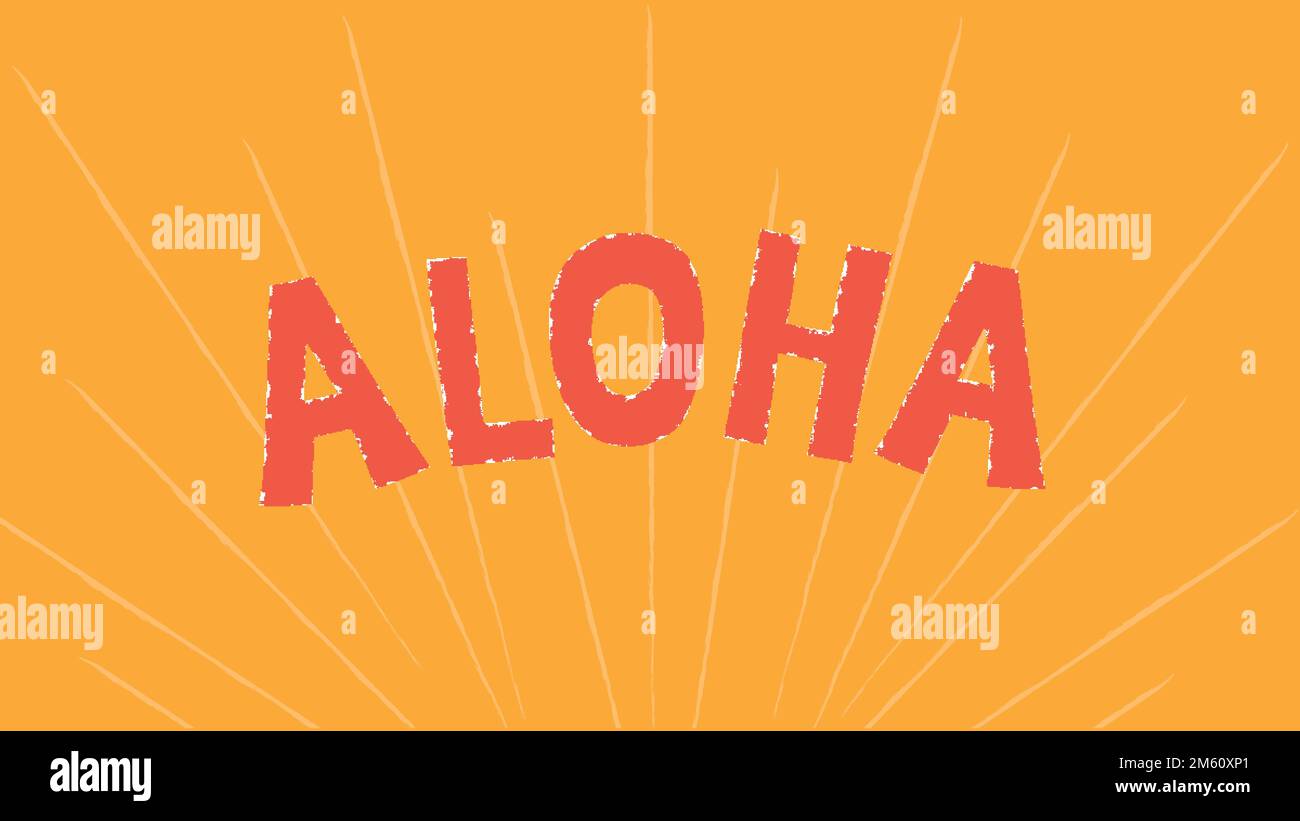 Aloha hi Stock Vector Images - Alamy