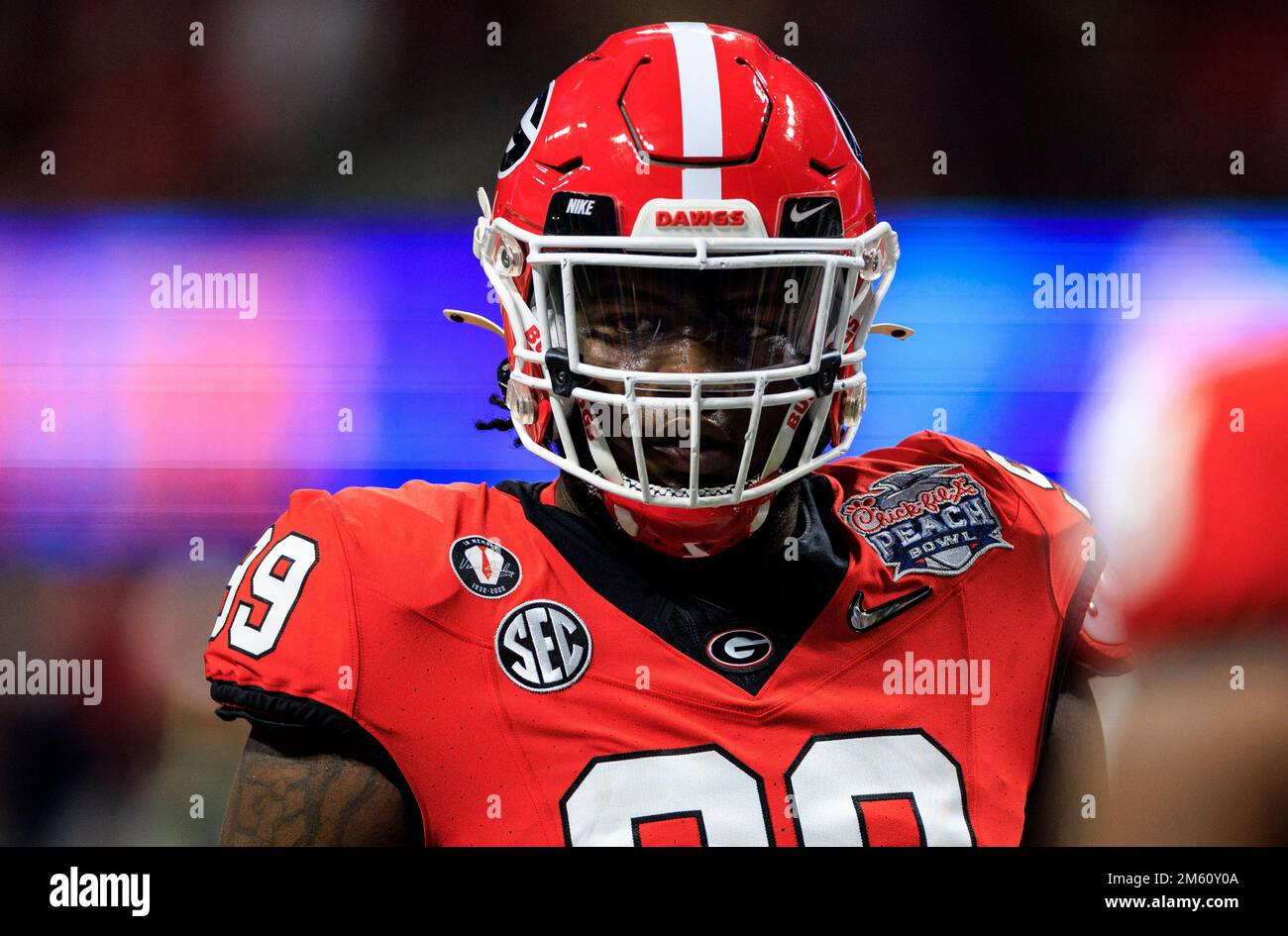 Atlanta, Georgia. 31st Dec, 2022. Georgia defensive lineman Bear ...