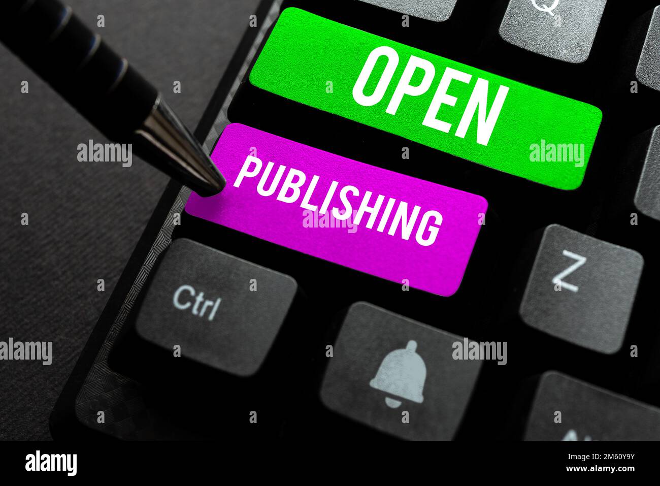 Writing displaying text Open Publishing. Concept meaning online access ...