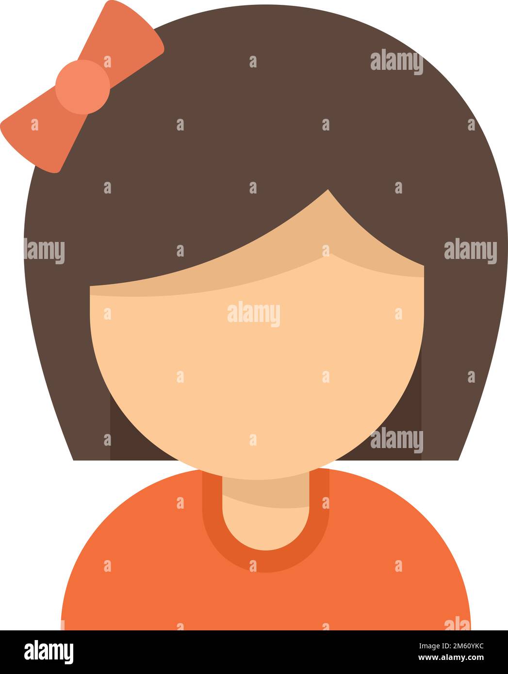 Kid girl programming icon flat vector. Children robot project. School ...