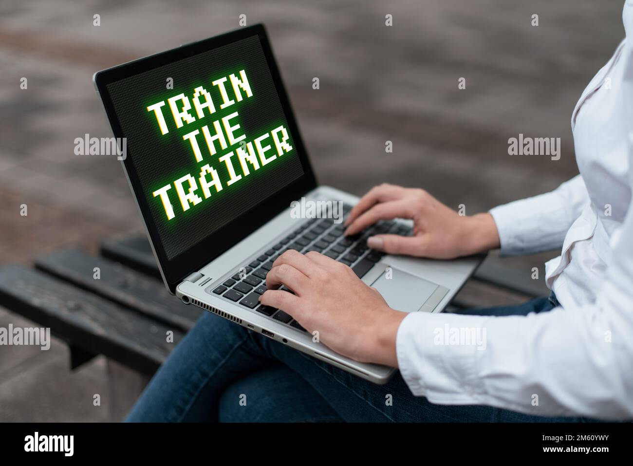 Inspiration showing sign Train The Trainer. Business showcase ...