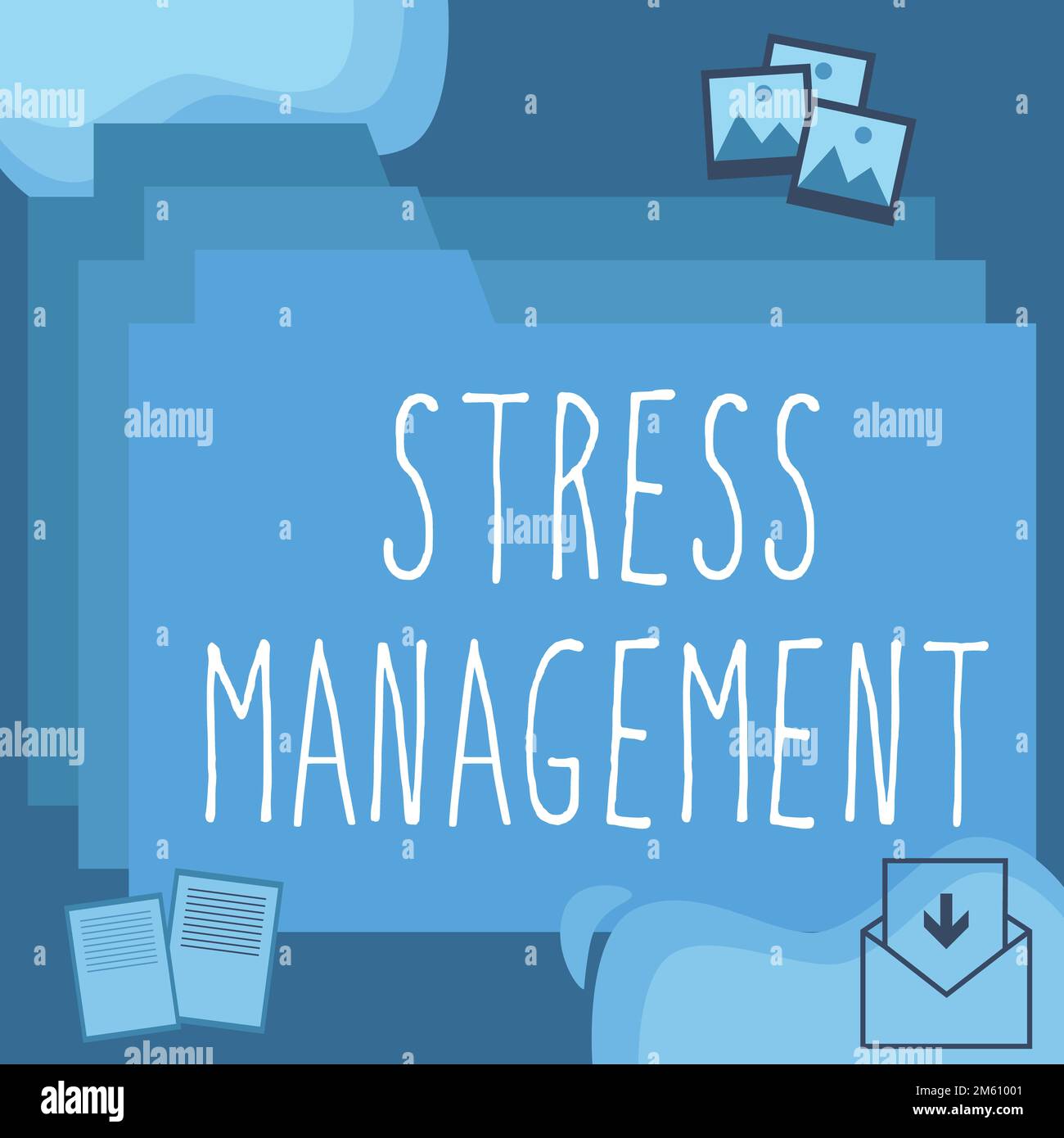 Writing displaying text Stress Management. Business approach learning ...