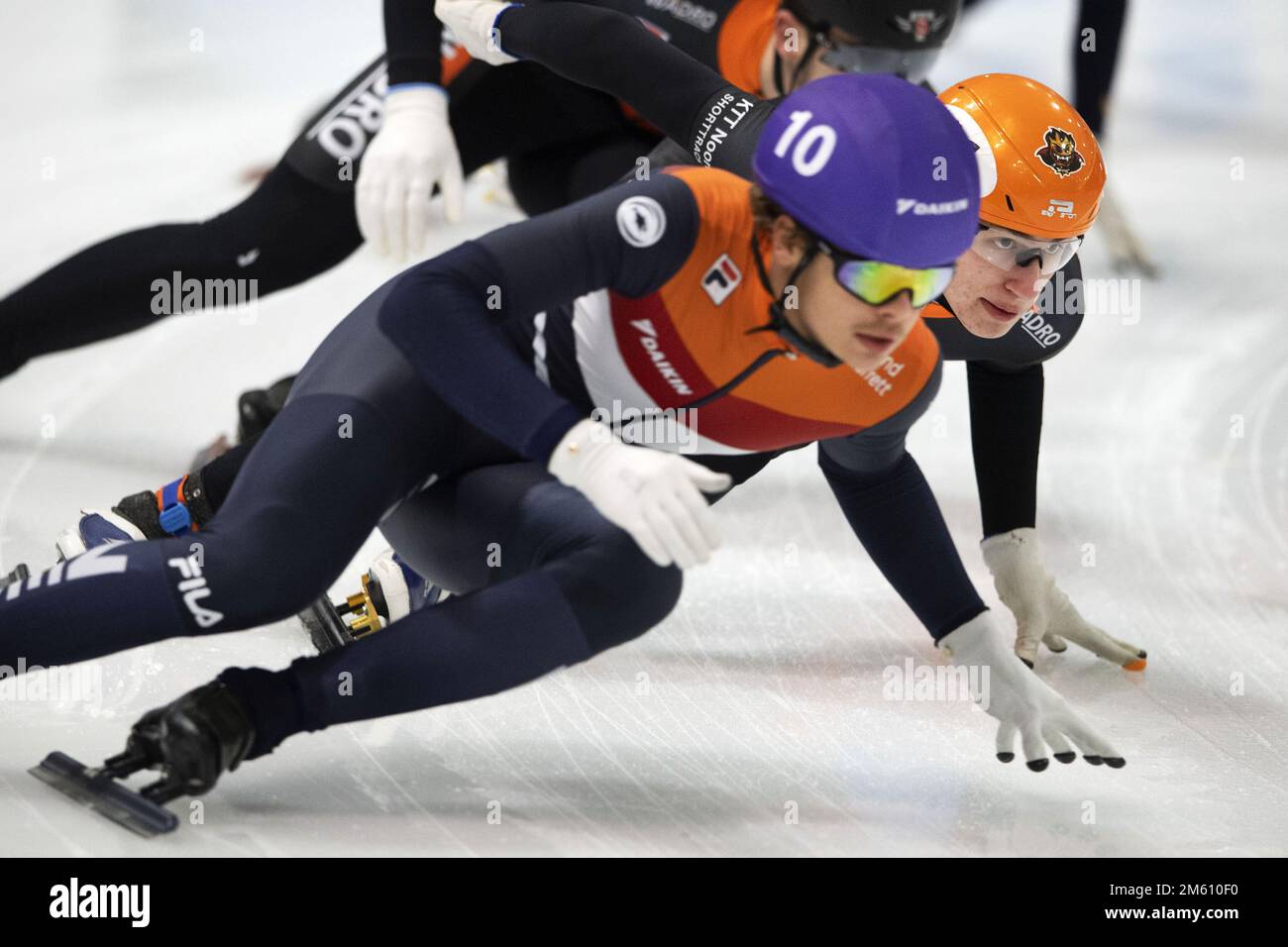 LEEUWARDEN - Daan Kos semi-final 500m of the Daikin NK Allround Short ...