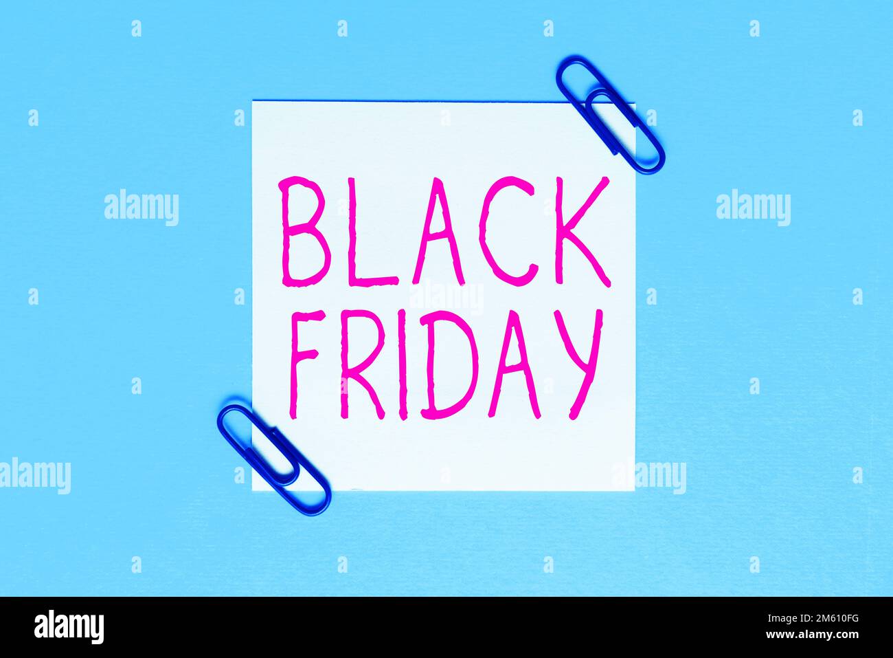 Handwriting text Black Friday. Conceptual photo The day after the US ...
